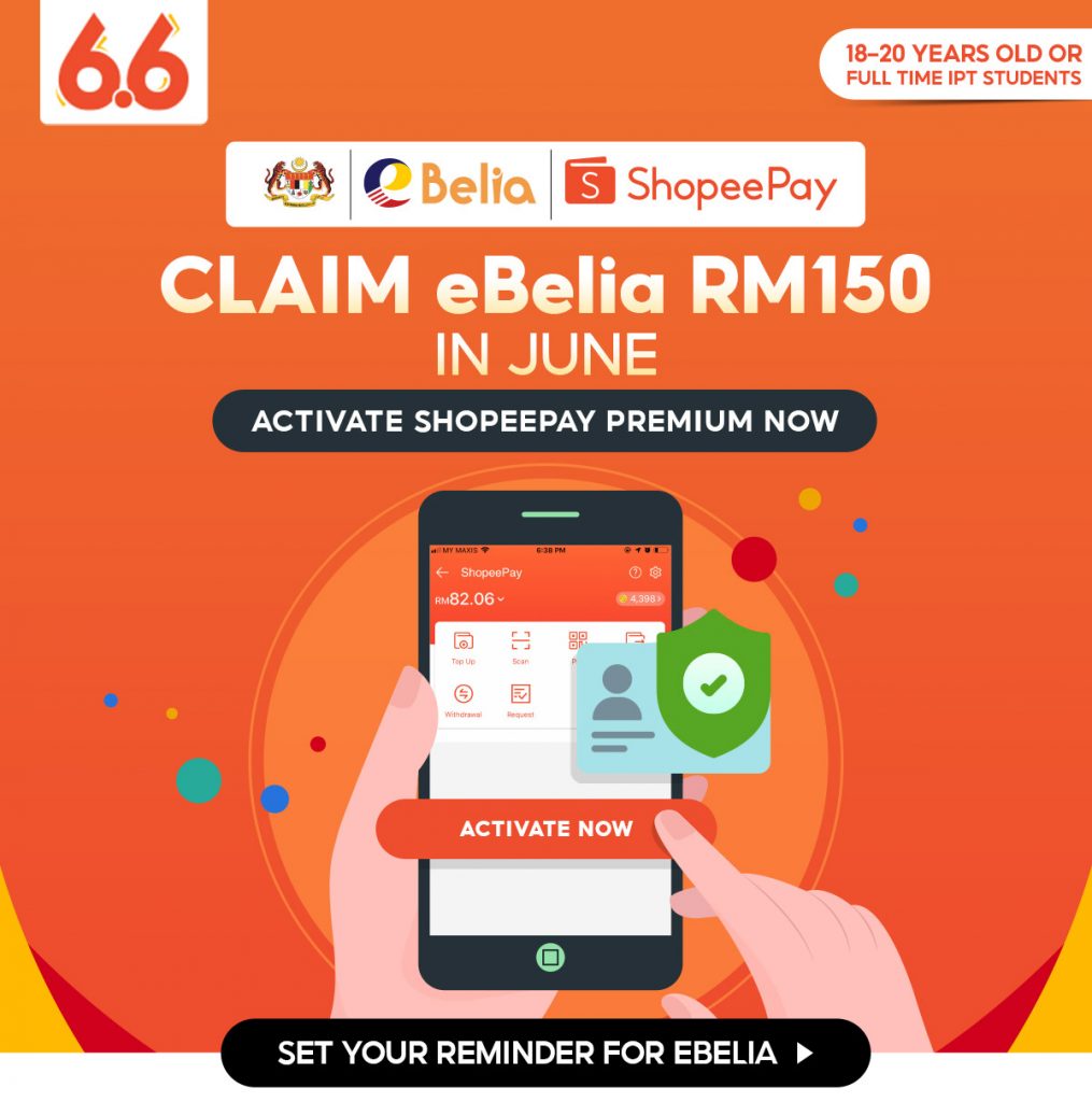 Tuntutan RM150 eBelia dari Shopee 1 Jun – mypromosi.my
