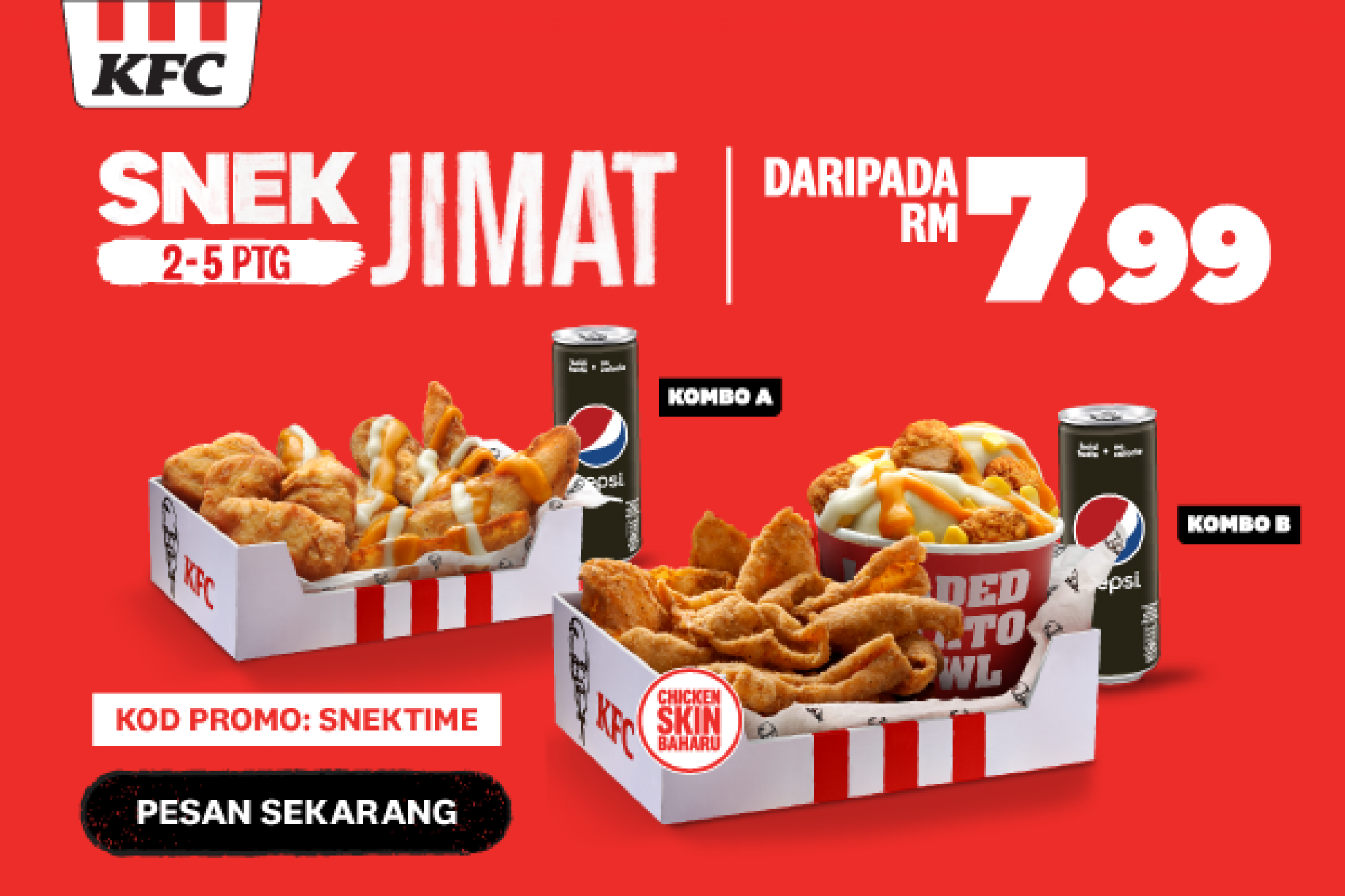 KFC jom Snek & Jimat, hanya daripada RM7.99 – mypromosi.my