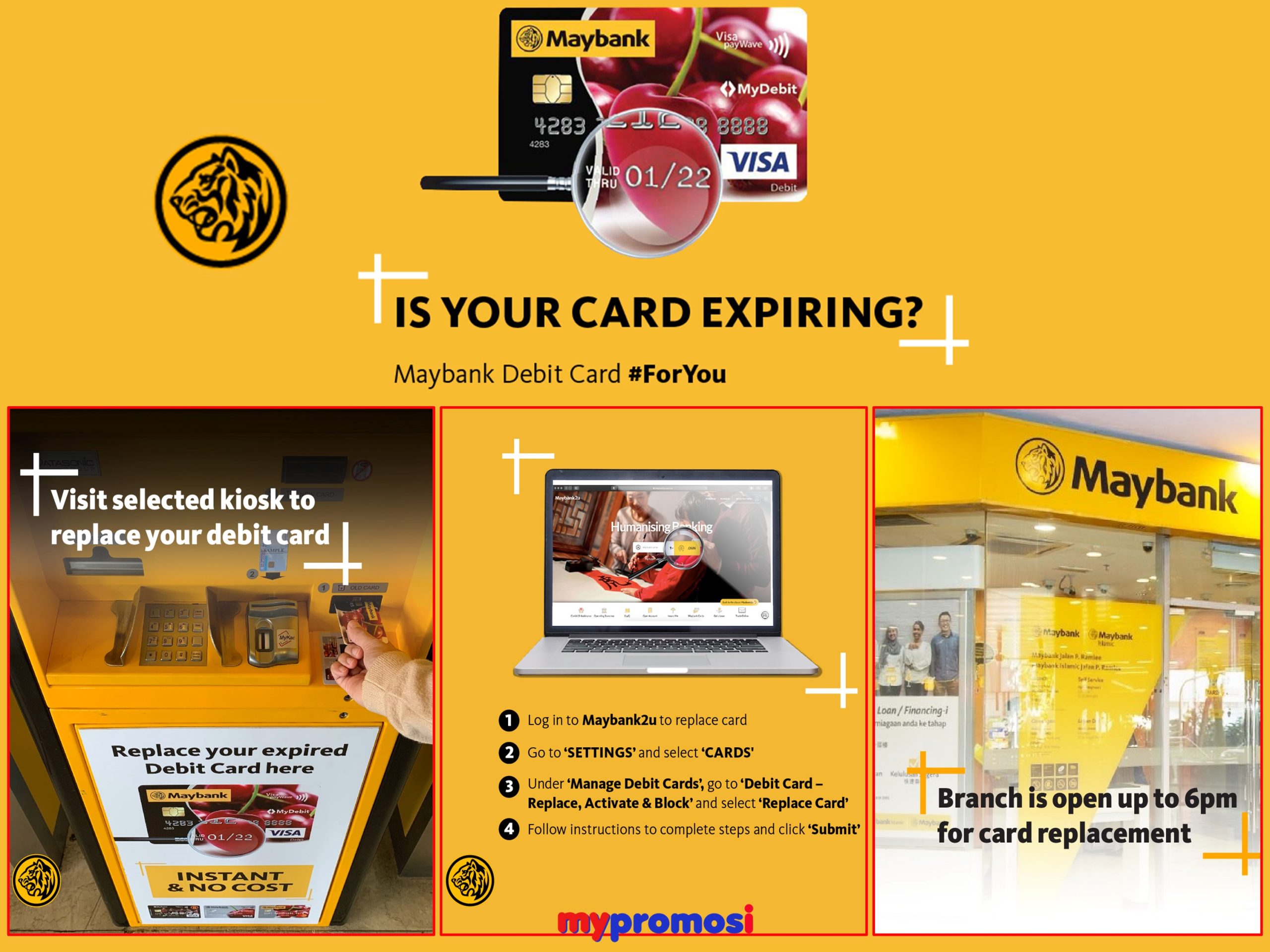 Penggantian Kad Debit Maybank Mypromosi my Penggantian Kad Debit Maybank Mypromosi my